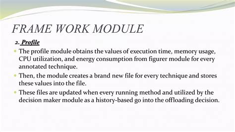 An Efficient And Secured Framework For Mobile Cloud Computing Pptx
