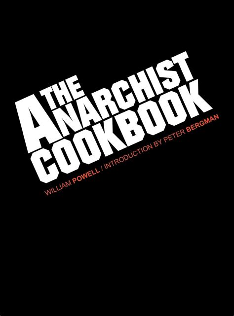 Livro De Receitas Anarquista De William Powell N Steinhardt O