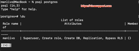 Hướng Dẫn Cài đặt Postgresql Trên Macos Vinasupport