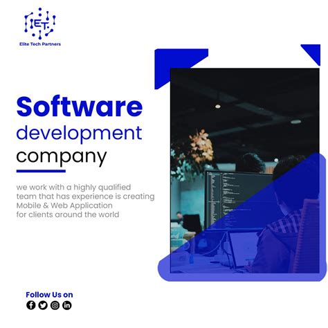 Elitetechpartners Softwaredevelopment Customsoftware Techinnovation Businesssolutions