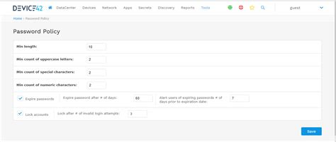 Password Policy And Strength Enhancements And More In V160500