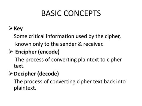 Cryptography And Network Security Pptx Information And Network