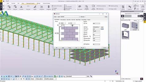 Create Wall Cladding In Tekla Structures
