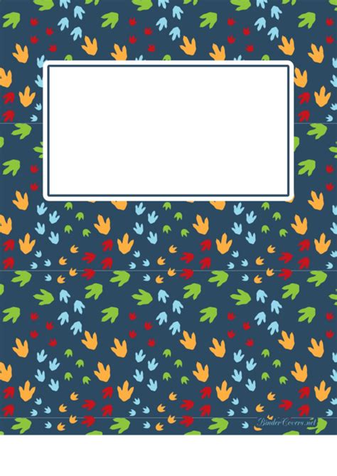 Floral Pattern Binder Cover Template Printable Pdf Download