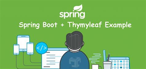 how to use spring boot and thymyleaf in java web application example