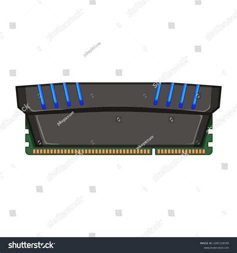 Computer Desktop Memory Cartoon Pc Ram Stock Vector Royalty Free 2287128745 Shutterstock