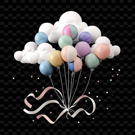 Psd Radiant Neon Glow Cloud Art Unique Concept Game Asset For Abstract