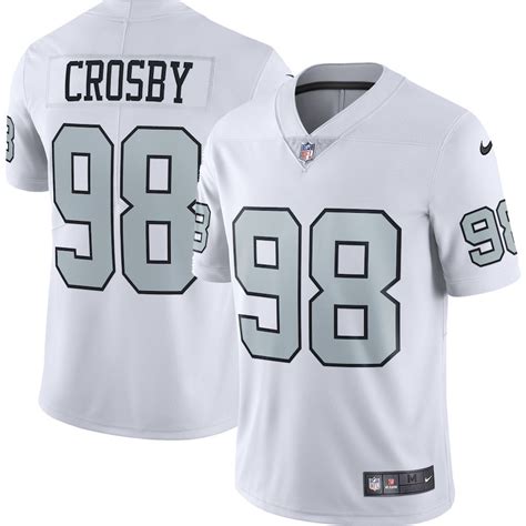 Maxx Crosby 98 Las Vegas Raiders Alternate Vapor Limited Jersey White