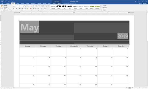 Changing Month And Year Microsoft Word Calendar YearlyCalendars Net