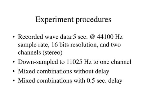 Ppt Sound Source Separation Using 3d Correlogram Fuzzy Logic And
