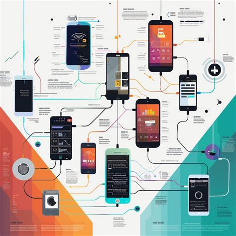Vector Infographic Comparing Different Smartphone Operating Systems Premium Ai Generated Image