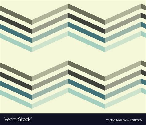 Color Zigzag Lines Seamless Pattern Royalty Free Vector