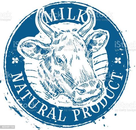 우유관 벡터 로고 디자인 템플릿을 Cow 또는 농장 아이콘크기 0명에 대한 스톡 벡터 아트 및 기타 이미지 0명 고기 농업 Istock