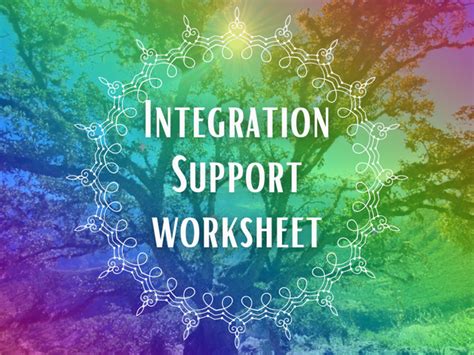 Integration Support Handout