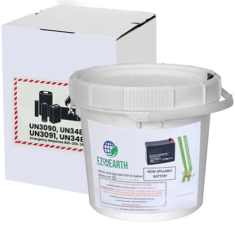Buy Lead Battery Recycling Kit 2 0 Gallon Battery Recycling Pail