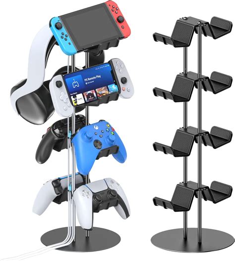 Kytok 4 Tier Controller Stand For Playstation Xbox Nintendo Switch With Cable Organizer