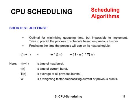 Cpu Scheduling In Operating System Explanation Ppt