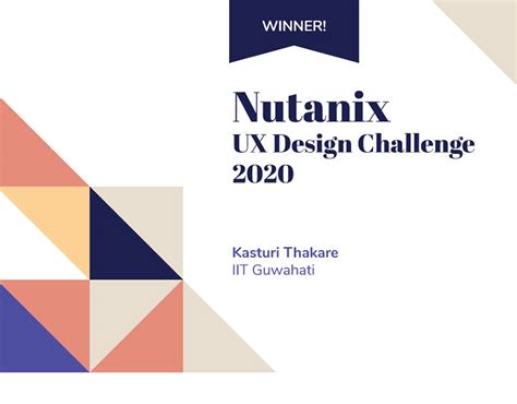 Nutanix UX Design Challenge Behance