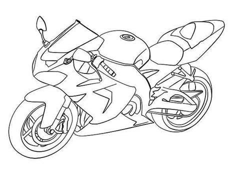 Dibujos De Motos Para Colorear E Imprimir