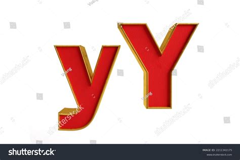 3d Letter Y Isolated On White Stock Illustration 2211342175 Shutterstock