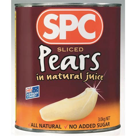 Spc N J Sliced Pears A10