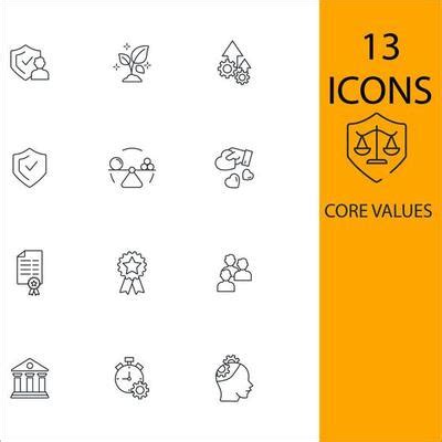 Core Values Infographic Vector Art Icons And Graphics For Free Download