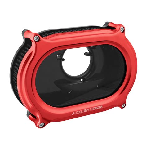 Arlen Ness Method Oval Air Cleaner For Harley Red Get Lowered Cycles
