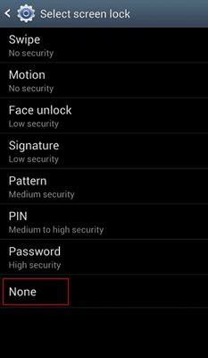 Ways To Remove Disable Screen Lock On Android Devices