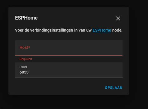 Can Not Connect ESPHome Manual ESPHome Home Assistant Community