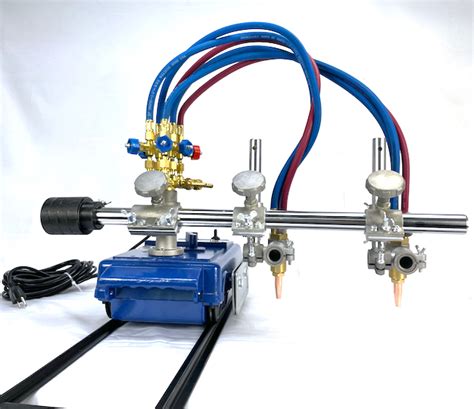 Bluerock Cg 100 Double Cutting Gas Track Torch Kit Motorized Burner Cutter Machine W 12