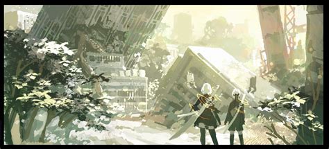 Kaburagi Yasutaka 2b Nier Automata 9s Nier Automata Pod Nier Automata Nier Automata