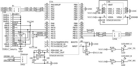 Schematic Diagram Of On Board Debugger And Programmer Download