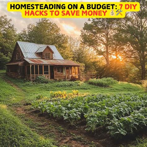 Homesteading On A Budget 7 Diy Hacks To Save Money Home And