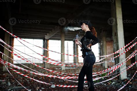 Sexy FBI Female Agent At Abadoned Place 8662827 Stock Photo At Vecteezy