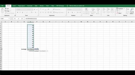 How To Find Out Average Automatically In Excel Excel Exceltips