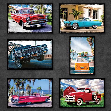 Classic Car Postcards Set Of 12 Christopher Arndt Postcard Co