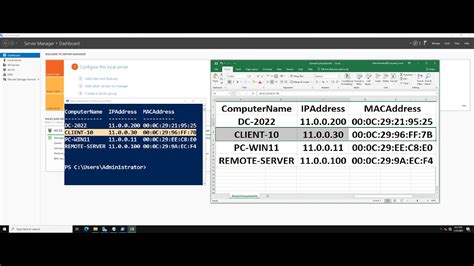 How To Remotely Get Mac Address And Ip Computer Name For Domain Computers Using Powershell To