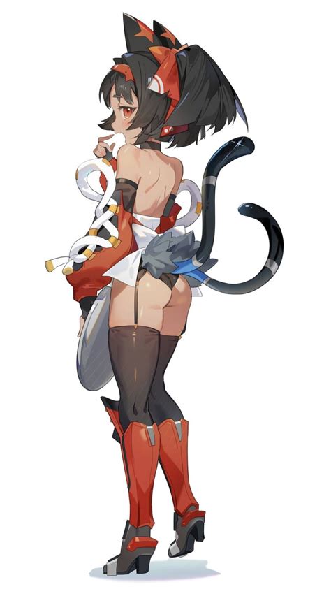 Jamama Nekomiya Mana Zenless Zone Zero Commentary Highres 1girl