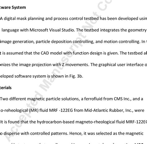 A Bottom Up Projection Sl Setup A Hardware B Software Download Scientific Diagram