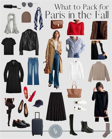 What To Pack For Paris In The Fall A List Of The Best Shoes Jackets