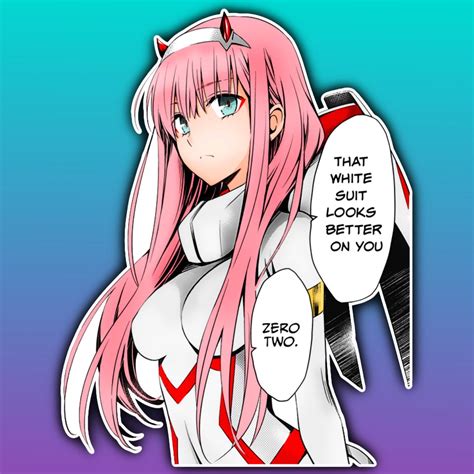 Zero Two White Suit Darling In The Franxx Etsy