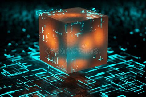 futuristic processor quantum processor in the global computer network