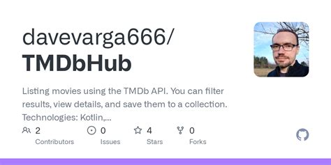 GitHub Davevarga TMDbHub Listing Movies Using The TMDb API You Can Filter Results View