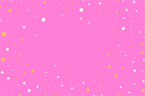 마법의 금 흰색 물방울 무늬 핑크 배경 벡터 복사 공간 텍스트 생일 인사말 카드 결혼식 0명에 대한 스톡 벡터 아트 및 기타 이미지 0명 결혼식 공휴일 Istock