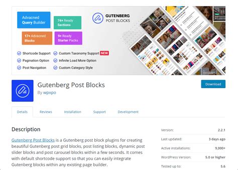 Postx Gutenberg Post Blocks Review Webtng
