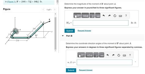 Solved Hw 7 Movement About A Point Scalar And Vector