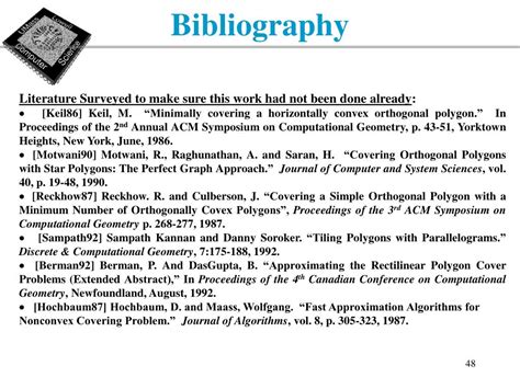 Ppt Translational Polygon Covering Using Intersection Graphs