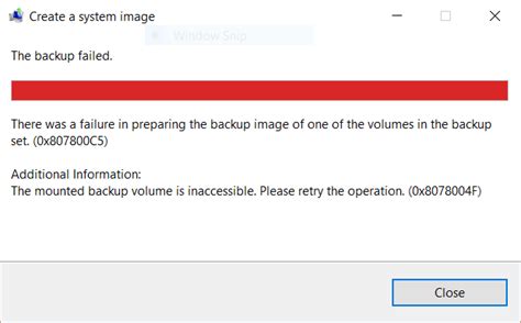Can Not Backup Or System Image Win Page Windows Forums