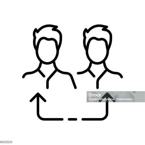팀 빌딩 세트 아이콘입니다 아이디어 창의성 계층 구조 책임 관리 종속 설정 구성 팀워크 개념입니다 흰색 배경에 벡터 선 아이콘