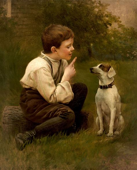 Karl Witkowski Karol Dominik Witkowski Niño Con Su Perro Museo Nacional De Bellas Artes De Cuba